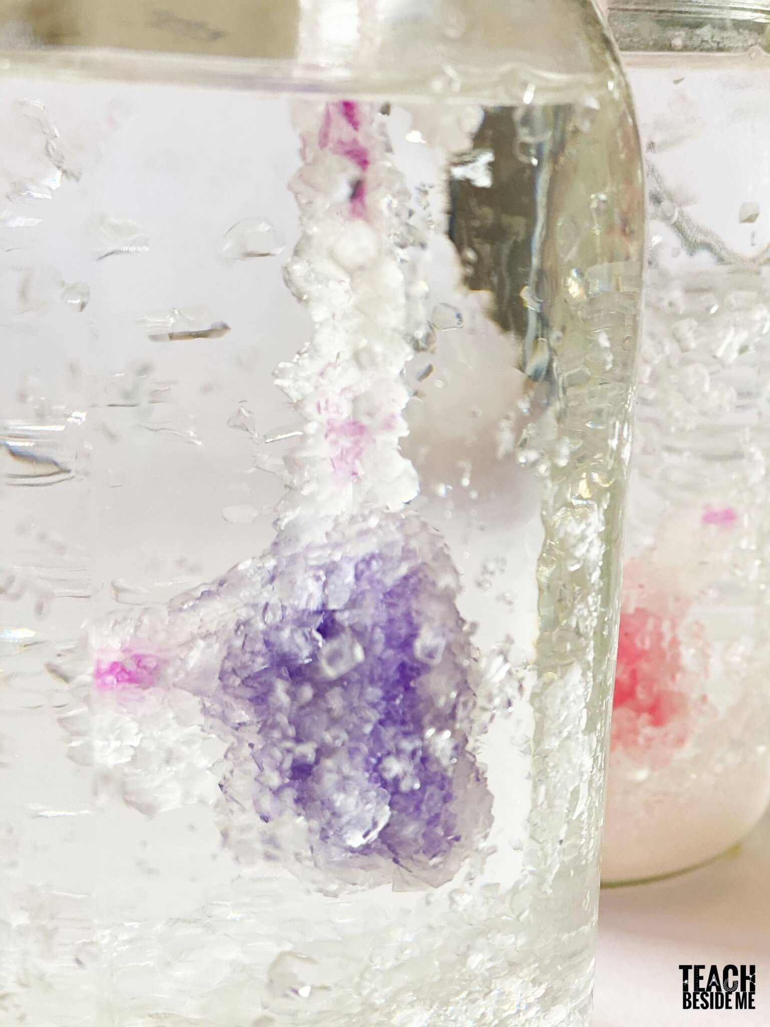 Growing Borax Crystals on Pipe Cleaners - Teach Beside Me