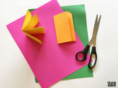 How to Make a Book With One Piece of Paper: Easy DIY Mini Book - Teach ...