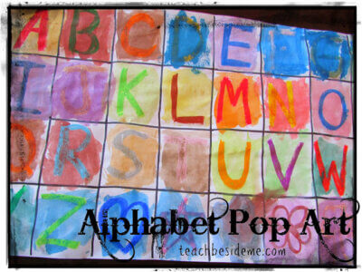 Alphabet Pop Art - Teach Beside Me