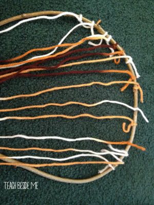 Autumn Tree Weaving Craft - Teach Beside Me