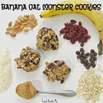 Healthy Banana Oat Cookies (Easy + No Sugar) - Teach Beside Me