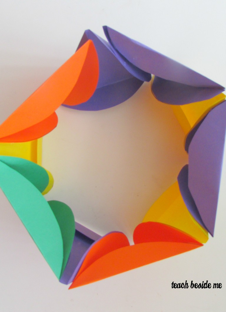 Rainbow Icosahedron Ball for Kids (Fun Geometry Art) - Teach Beside Me
