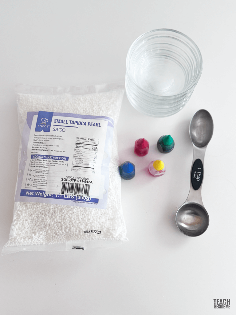 Rainbow Tapioca Pearl Sensory Play: Safe Alternative to Water Beads ...