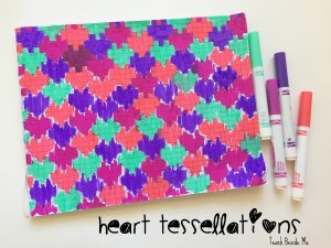 Heart Tessellation Art Project for Kids (Valentine Math Activity ...