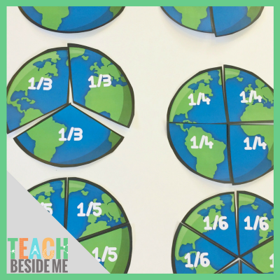Earth Day Fractions – Printable Math & Geography Activity for Kids ...