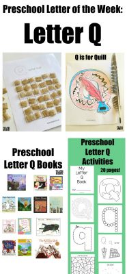 Letter of the Week: Preschool Letter Q Activities and Ideas - Teach ...