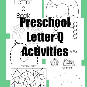 Preschool Letter Q Worksheets - Teach Beside Me