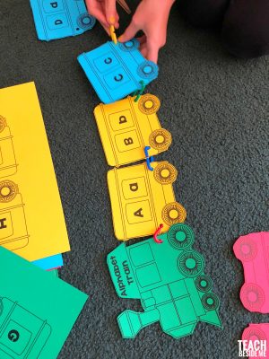 Alphabet Train Printable (Preschool Letter Activity) - Teach Beside Me