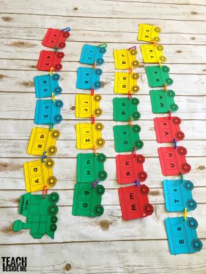 Alphabet Train Printable (Preschool Letter Activity) - Teach Beside Me