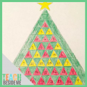 Pascal's Triangle Christmas Tree Math - Teach Beside Me