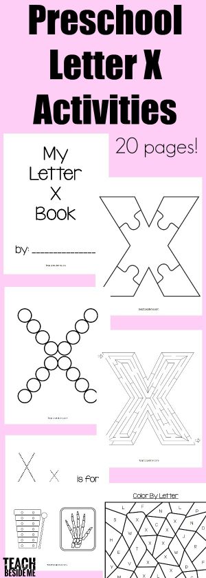 Letter of the Week: Preschool Letter X Activities and Ideas - Teach ...
