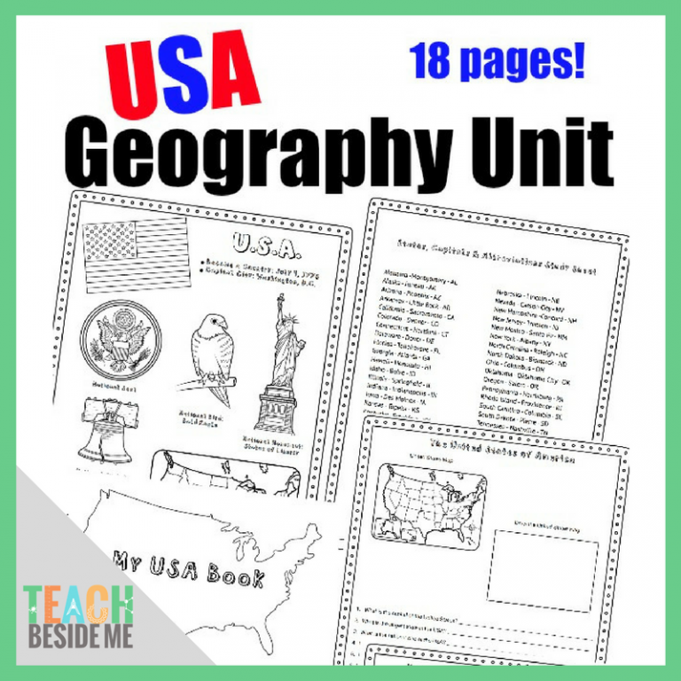 United States Geography Lesson - Teach Beside Me