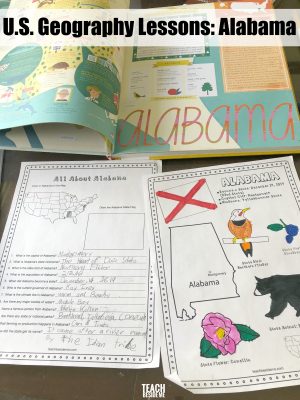Alabama Geography: Printable State Geography Pack for Kids - Teach ...