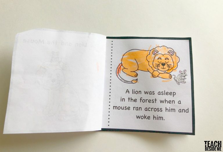 Aesop’s Fables Printable Mini Books for Kids - Teach Beside Me