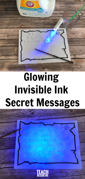Glowing Invisible Ink Secret Messages (Harry Potter Science) - Teach ...