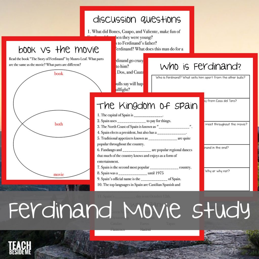 Ferdinand Unit Study - Teach Beside Me