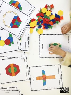 Easter Pattern Block Mats - Teach Beside Me