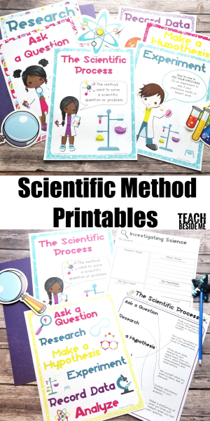 Scientific Method Worksheets and Posters - Teach Beside Me