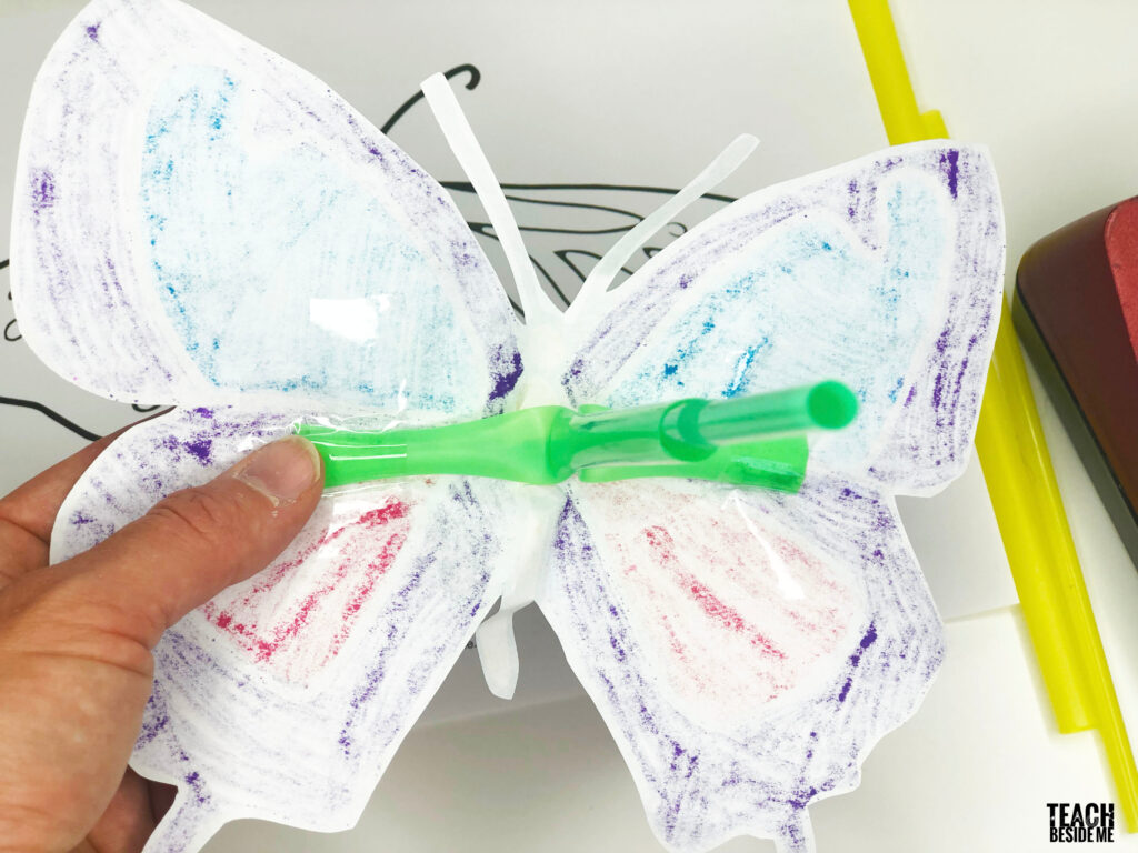 Flapping Paper Butterfly Craft - Teach Beside Me