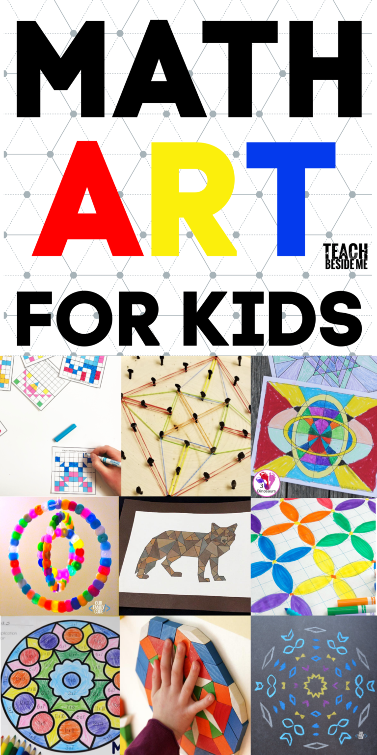 Amazing Math Art Projects for Kids - Teach Beside Me