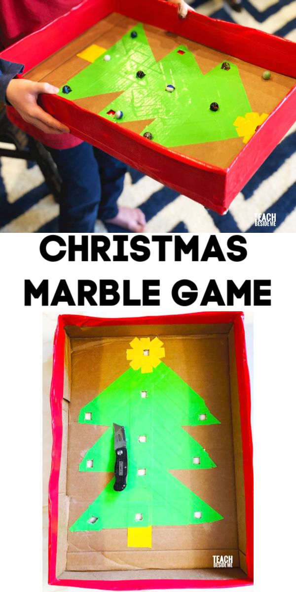 Homemade Christmas Marble Game - Teach Beside Me