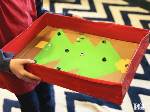 Homemade Christmas Marble Game - Teach Beside Me