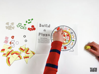 Build a Pizza Fraction Game: A Fun Way to Teach Fractions - Teach Beside Me
