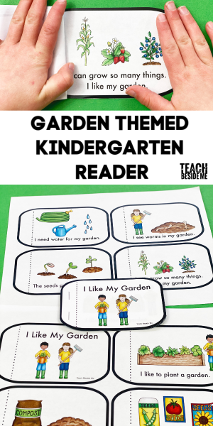 Garden Themed Kindergarten Reading Book - Teach Beside Me