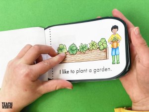 Garden Themed Kindergarten Reading Book - Teach Beside Me