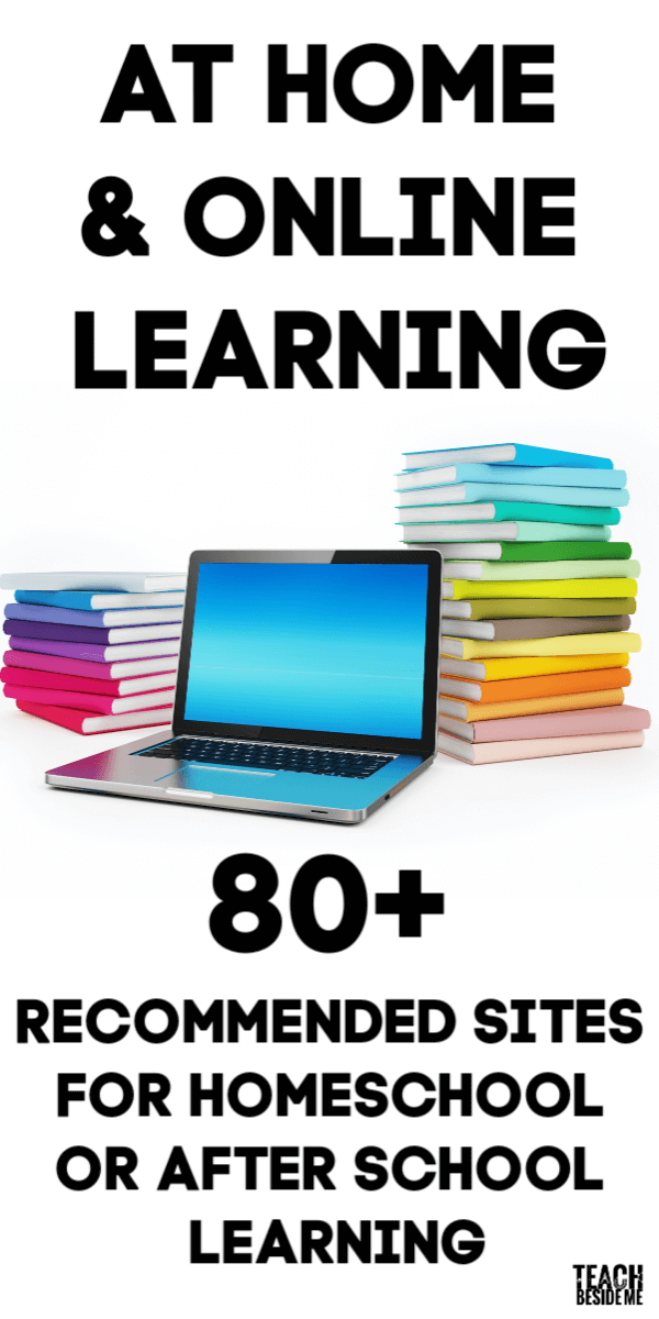 80+ At Home and Online Learning Ideas - Teach Beside Me