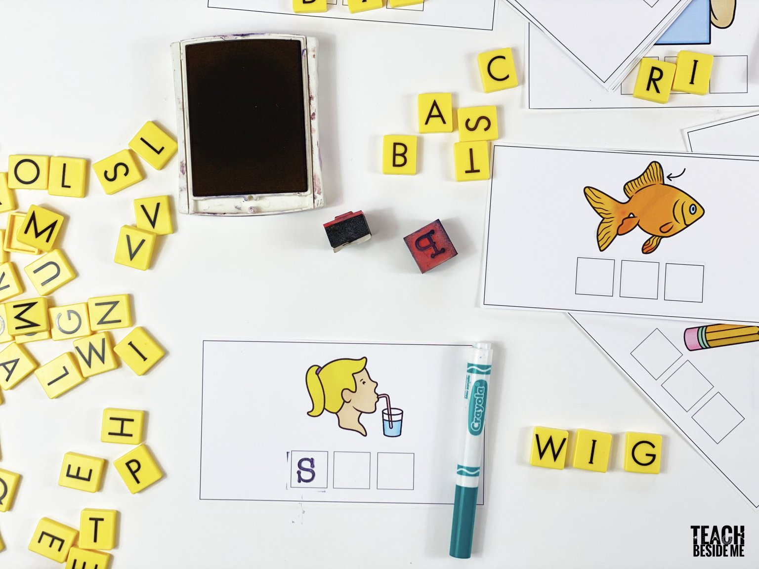 Short I CVC Words Activities for Beginning Readers - Teach Beside Me