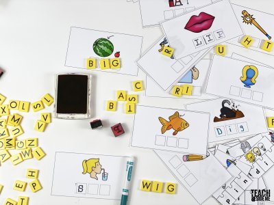Short I CVC Words Activities for Beginning Readers - Teach Beside Me