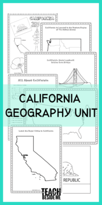 Explore California: State Geography Printable Pack for Kids - Teach ...