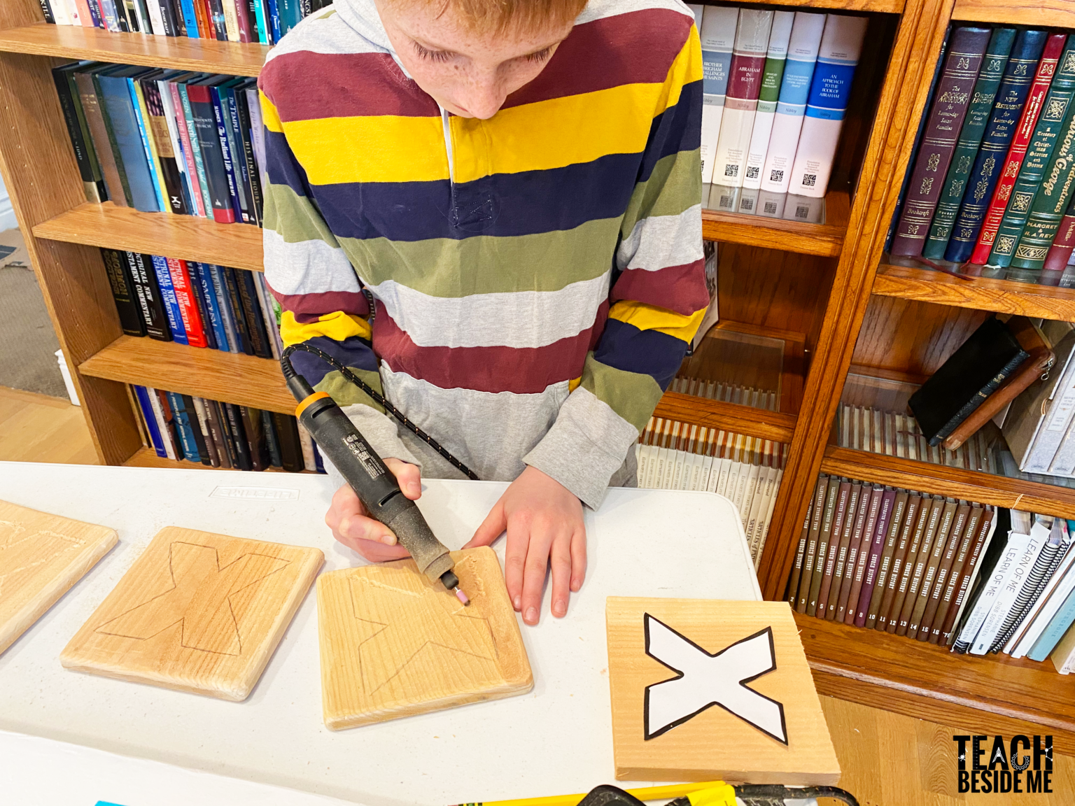 Homemade Wooden Tic Tac Toe Board - Teach Beside Me