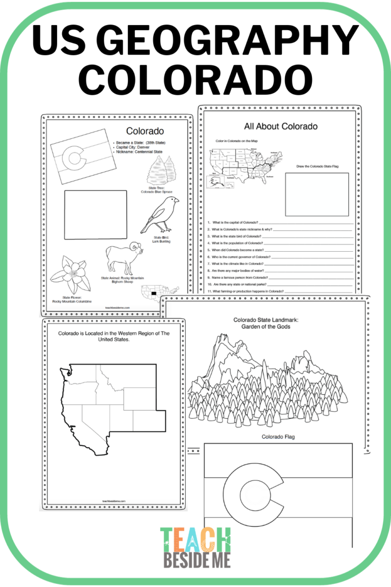 Explore Colorado Geography: Printable State Geography Pack for Kids ...