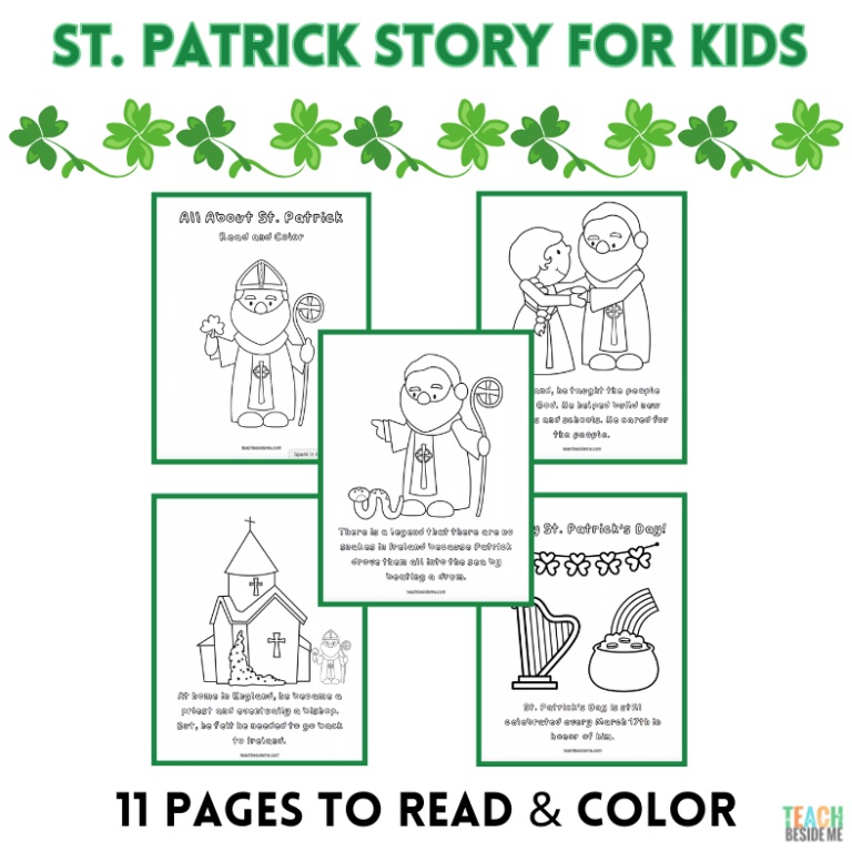 Story of St. Patrick Book for Kids - Teach Beside Me