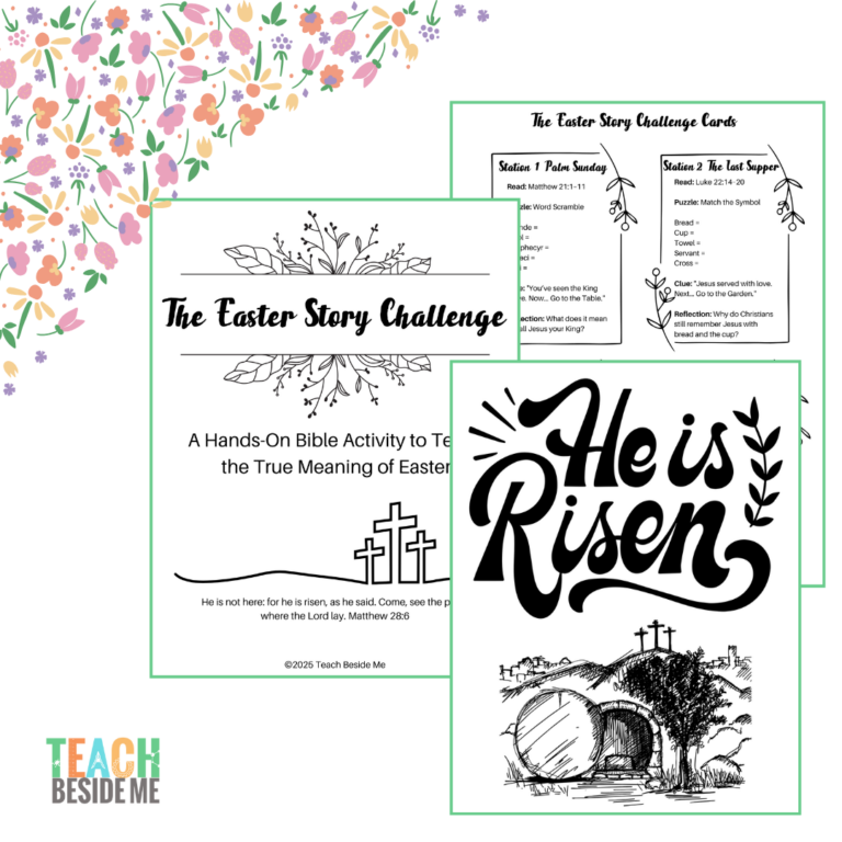The Easter Story Challenge for Tweens & Teens - Teach Beside Me