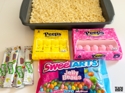 Easter Peeps Candy Sushi - Teach Beside Me