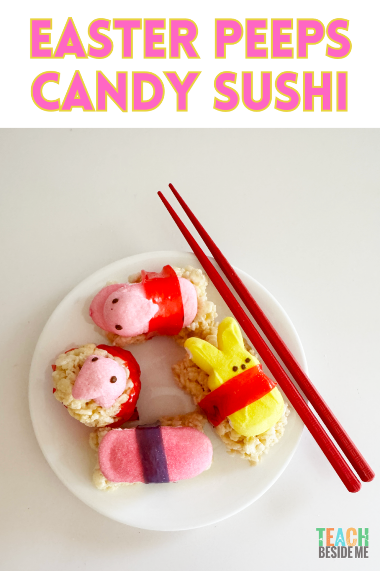 Easter Peeps Candy Sushi - Teach Beside Me