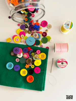 Life Skills: How to Sew a Button for Beginners - Teach Beside Me