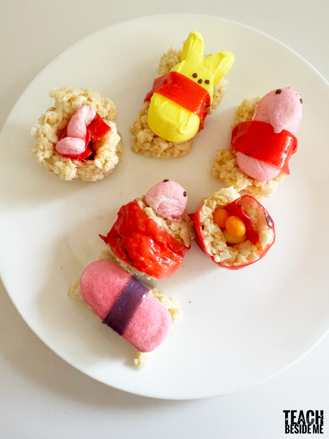 Easter Peeps Candy Sushi - Teach Beside Me