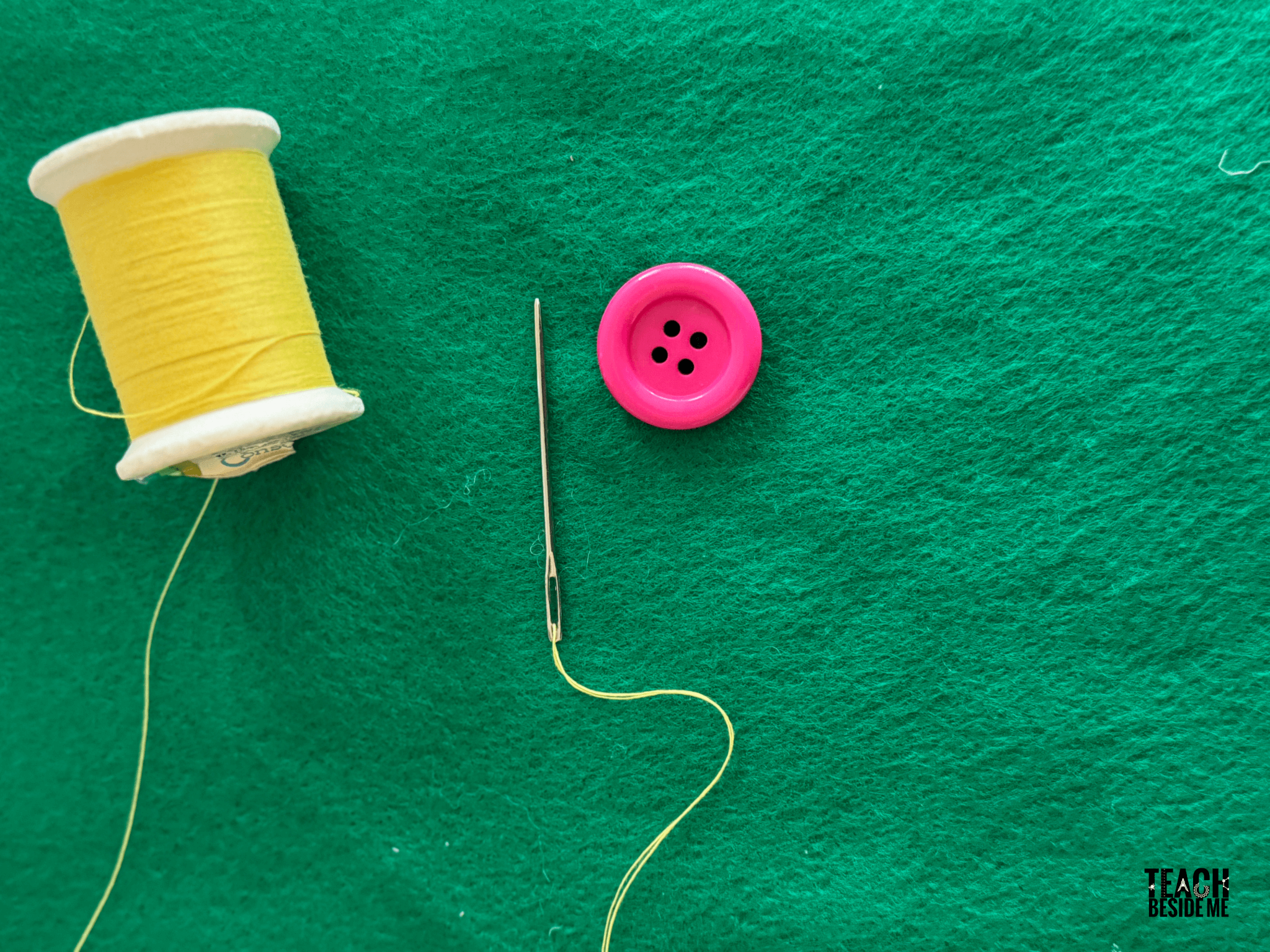 Life Skills: How to Sew a Button for Beginners - Teach Beside Me