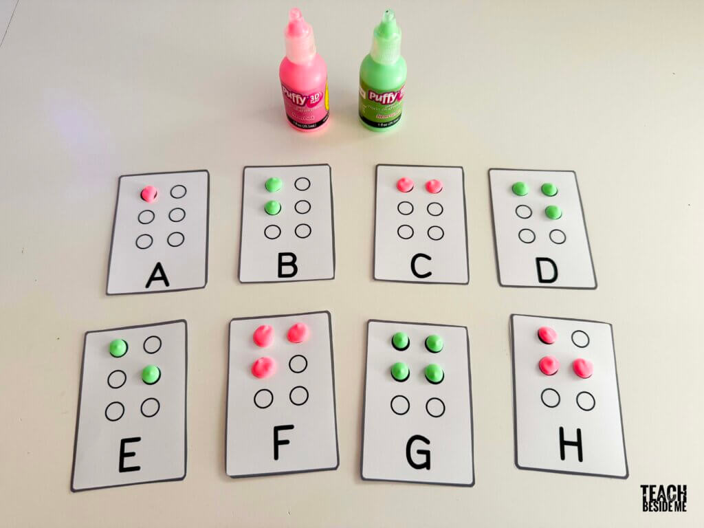 Printable Braille Alphabet and Numbers Chart - Teach Beside Me