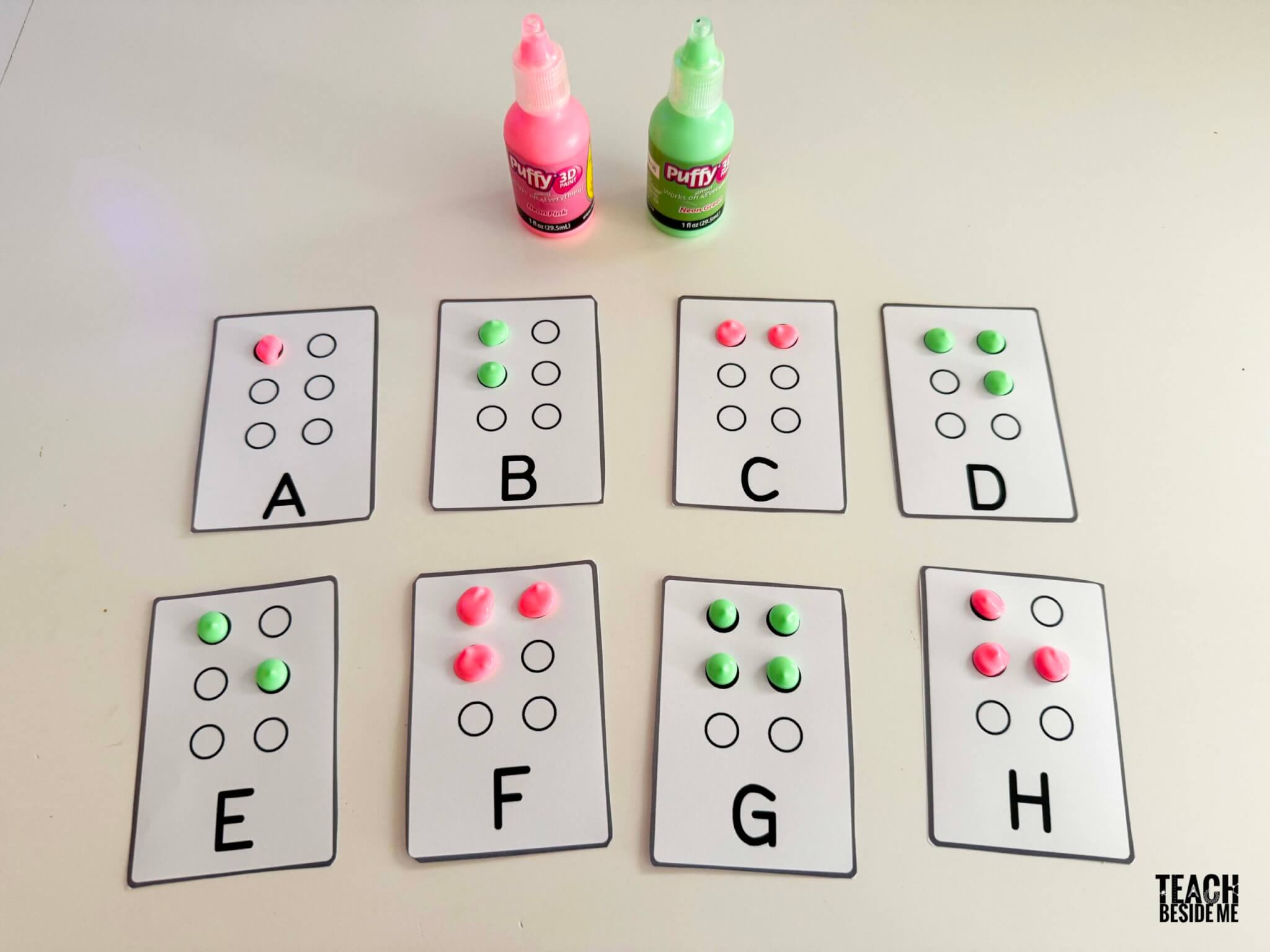Printable Braille Alphabet and Numbers Chart - Teach Beside Me