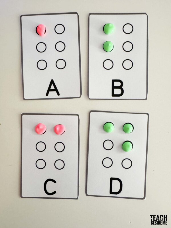 Printable Braille Alphabet and Numbers Chart - Teach Beside Me
