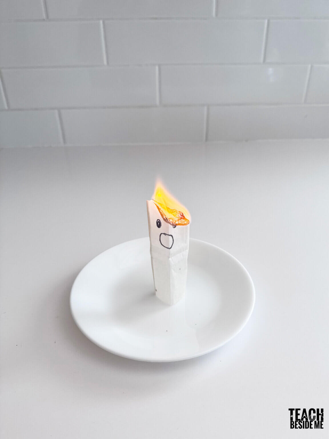 Tea Bag Rockets Science Experiment for Kids - Teach Beside Me