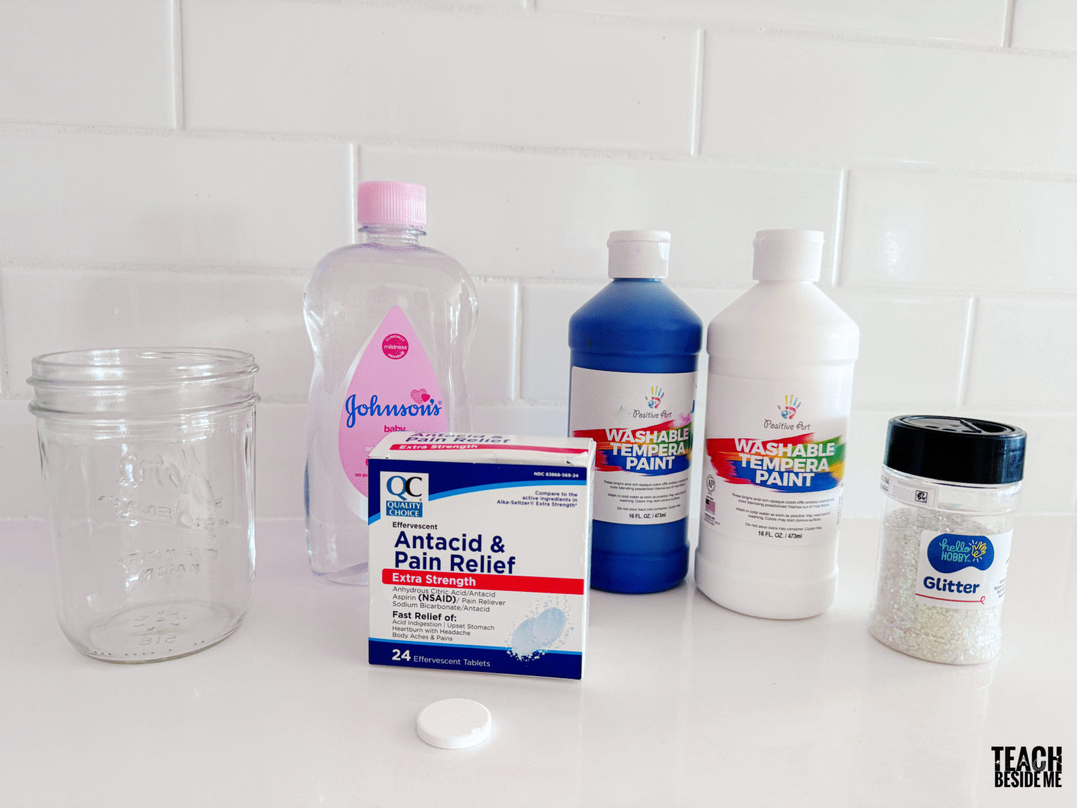 Snowstorm in a Jar: Easy Winter Science Activity for Kids - Teach Beside Me
