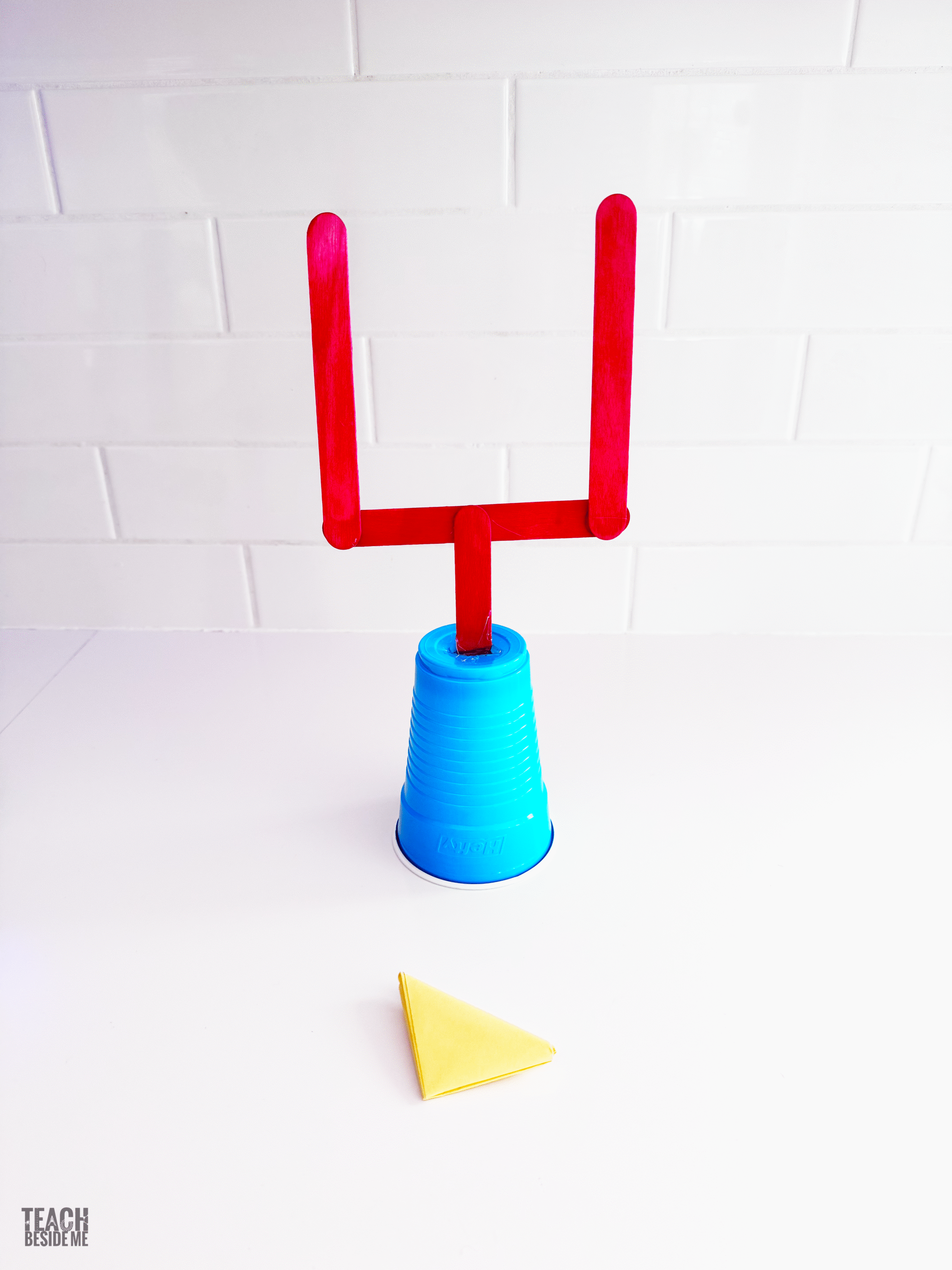 How to Make a Paper Football + STEM Physics Activity - Teach Beside Me