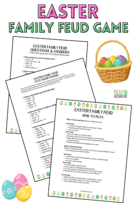 Printable Easter Family Feud Game - Teach Beside Me