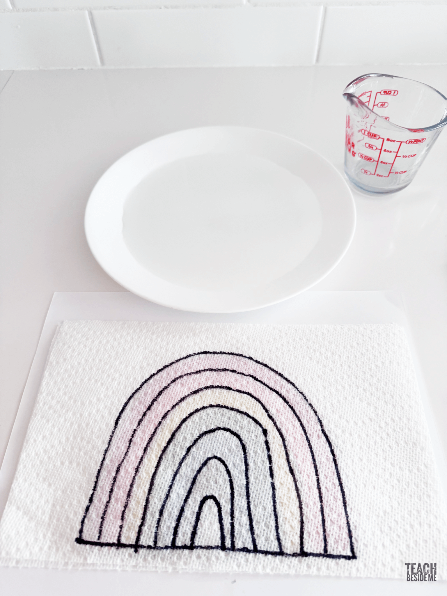 Magic Paper Towel Experiment: Hidden Rainbow Science for Kids - Teach ...